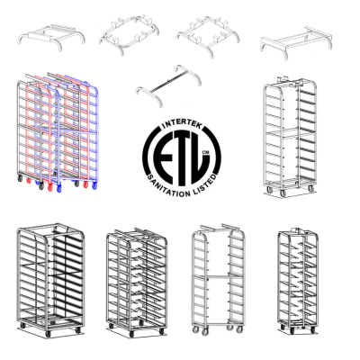 Oven Carts | Racks and Trolleys – Magna Industries Inc