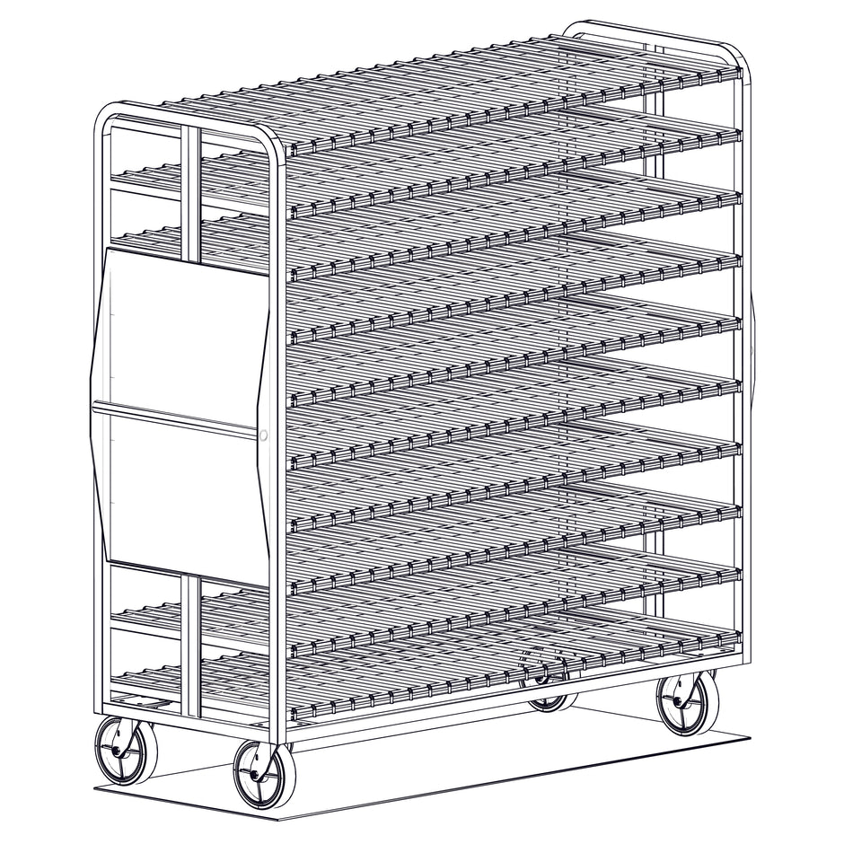 Magna Production Duty Bakery Proofing / Cooling Racks - Stainless Stee ...